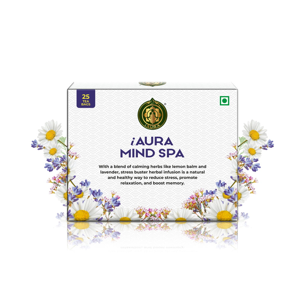 iAura Mind Spa - Sleep Inducer - 25 Pyramid Tea Bags – iAura.in